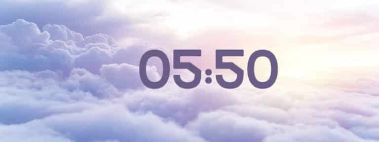 Heure miroir inversée 05h50 : signification et message | Esteban Frederic